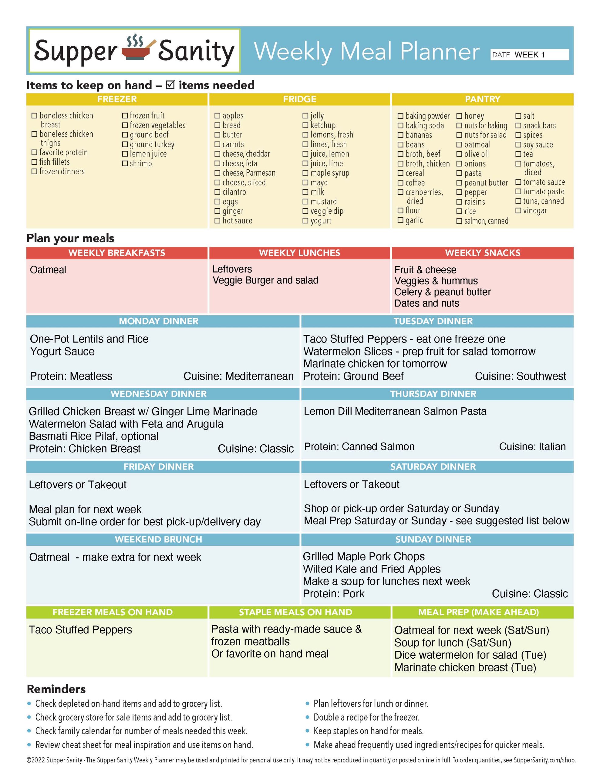 The Complete Kitchen Essentials Checklist | Supper Sanity