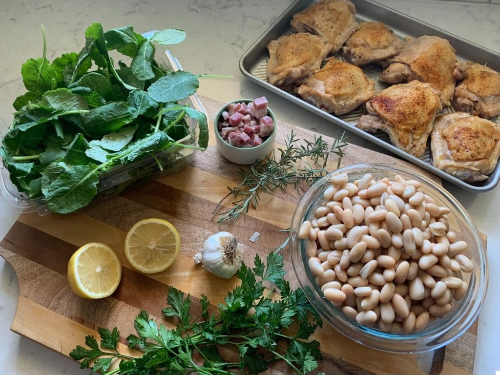 Tuscan Chicken with White Beans and Kale | Supper Sanity