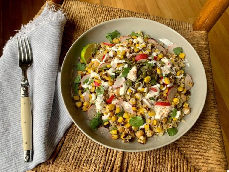 Easy Elote Bowl - Mexican Street Corn Power Meal | Supper Sanity